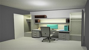 Office Desk Blender Models for Download | TurboSquid