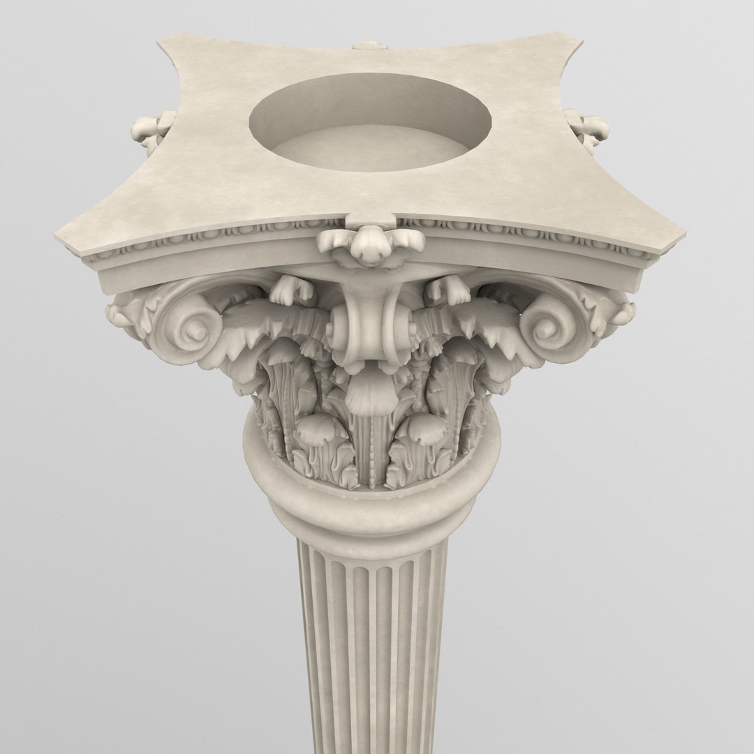 Corinthian Column 3D Models 3D - TurboSquid 1900593