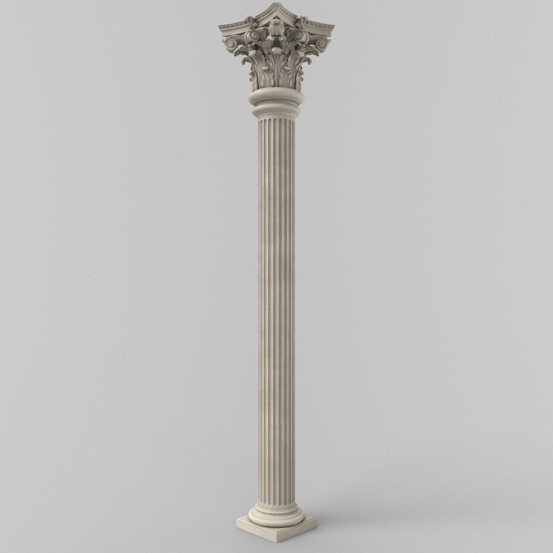 Corinthian Column 3D Models 3D - TurboSquid 1900593