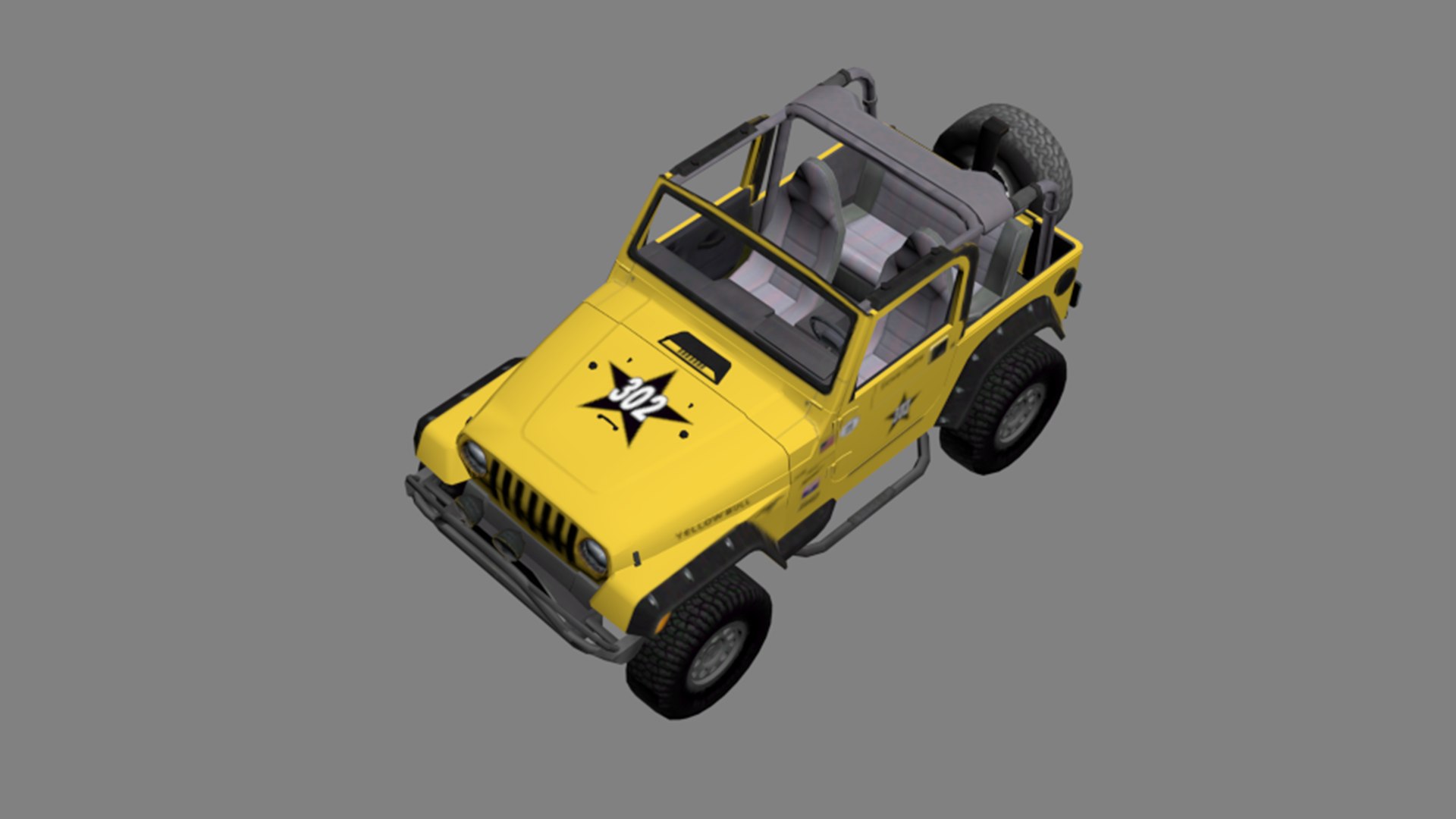 3D Dirt Road-016-Offroad Sport Car II Yellowbull-Sport-Team-4x4 Car-3D ...