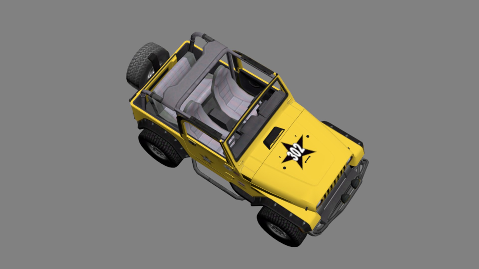 3D Dirt Road-016-Offroad Sport Car II Yellowbull-Sport-Team-4x4 Car-3D ...