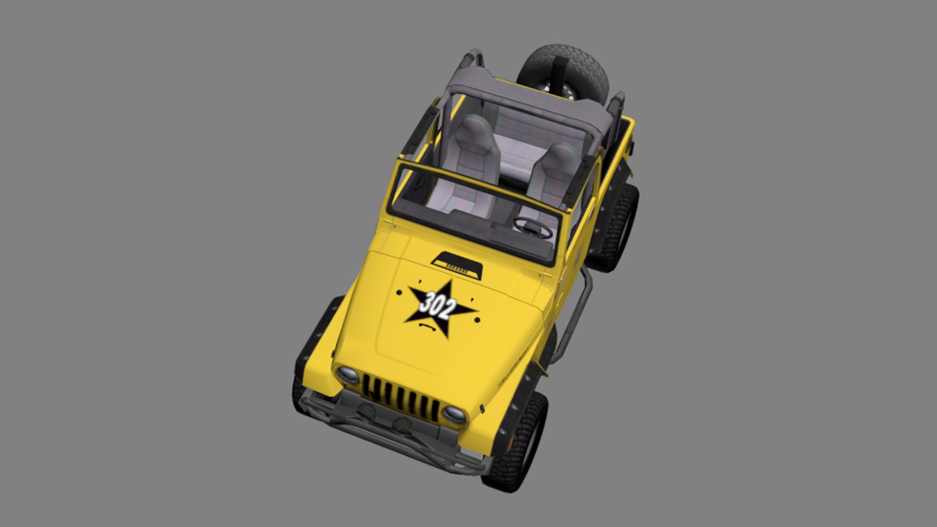 3D Dirt Road-016-Offroad Sport Car II Yellowbull-Sport-Team-4x4 Car-3D ...