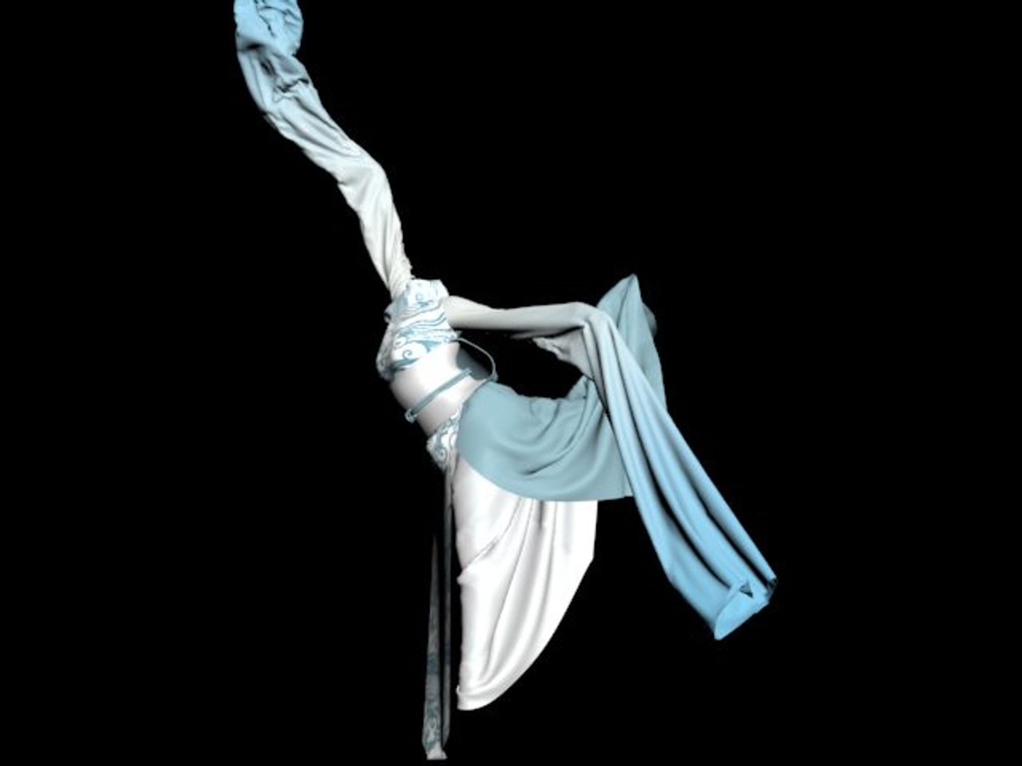 Traditional Dress Chinese Dancer 3D Model - TurboSquid 1579043