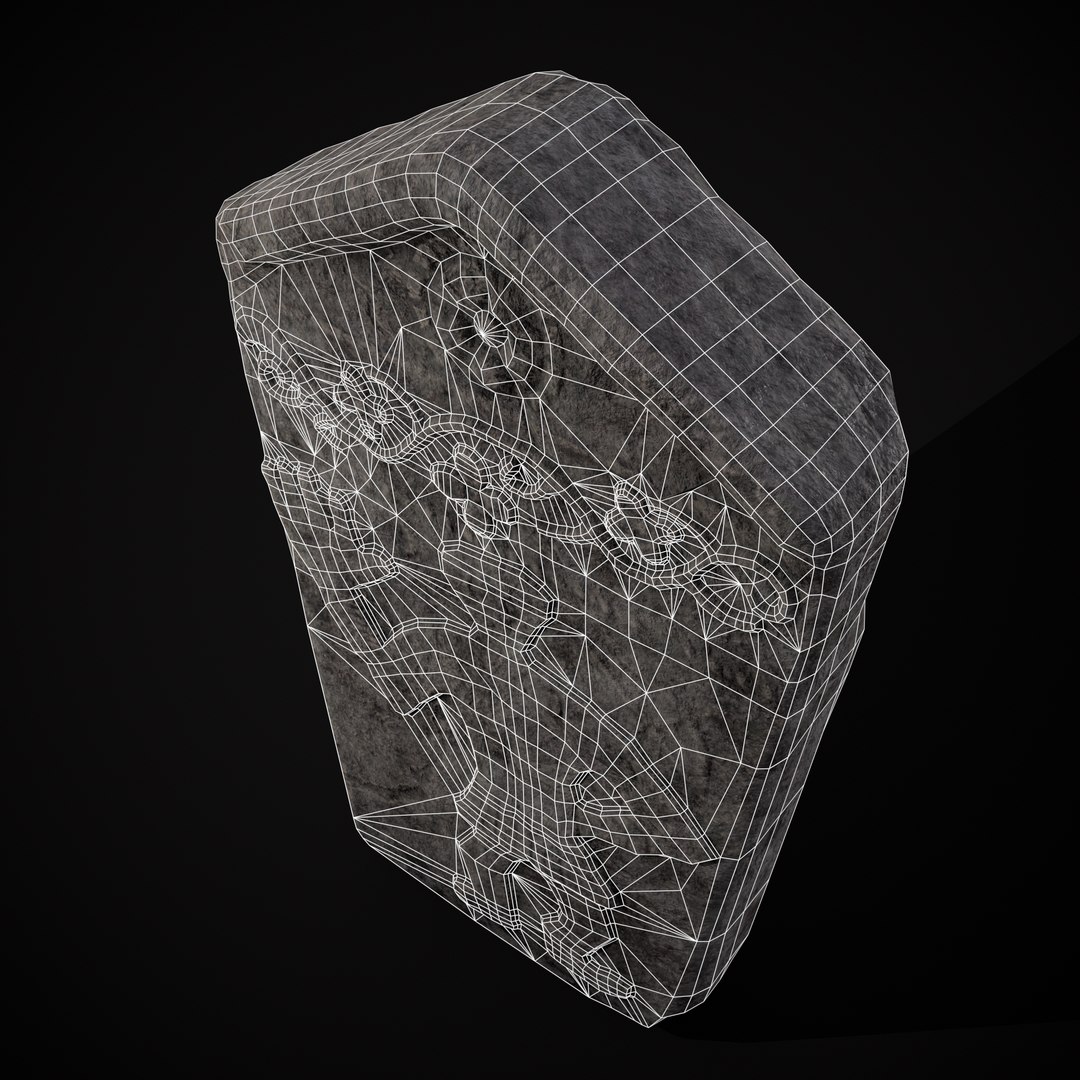 3D Carved Figure Gravestone - TurboSquid 2059471