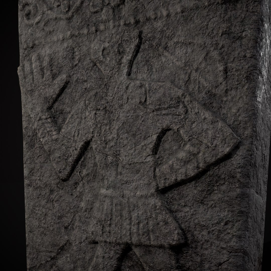 3D Carved Figure Gravestone - TurboSquid 2059471