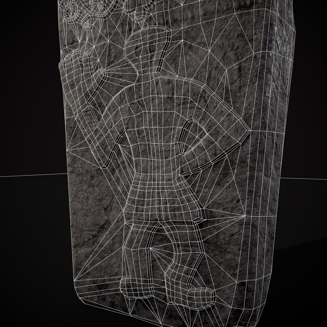 3D Carved Figure Gravestone - TurboSquid 2059471