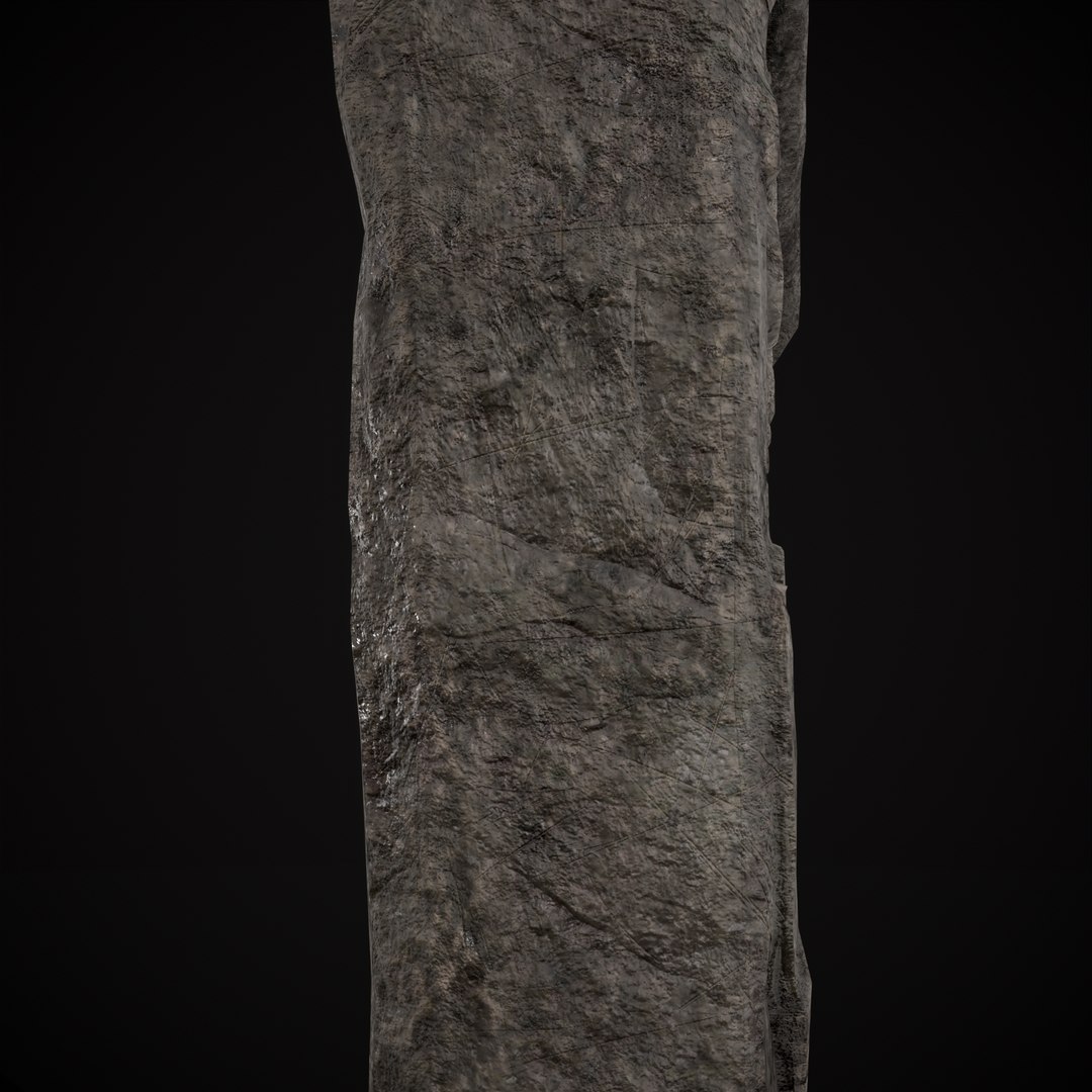 3D Carved Figure Gravestone - TurboSquid 2059471