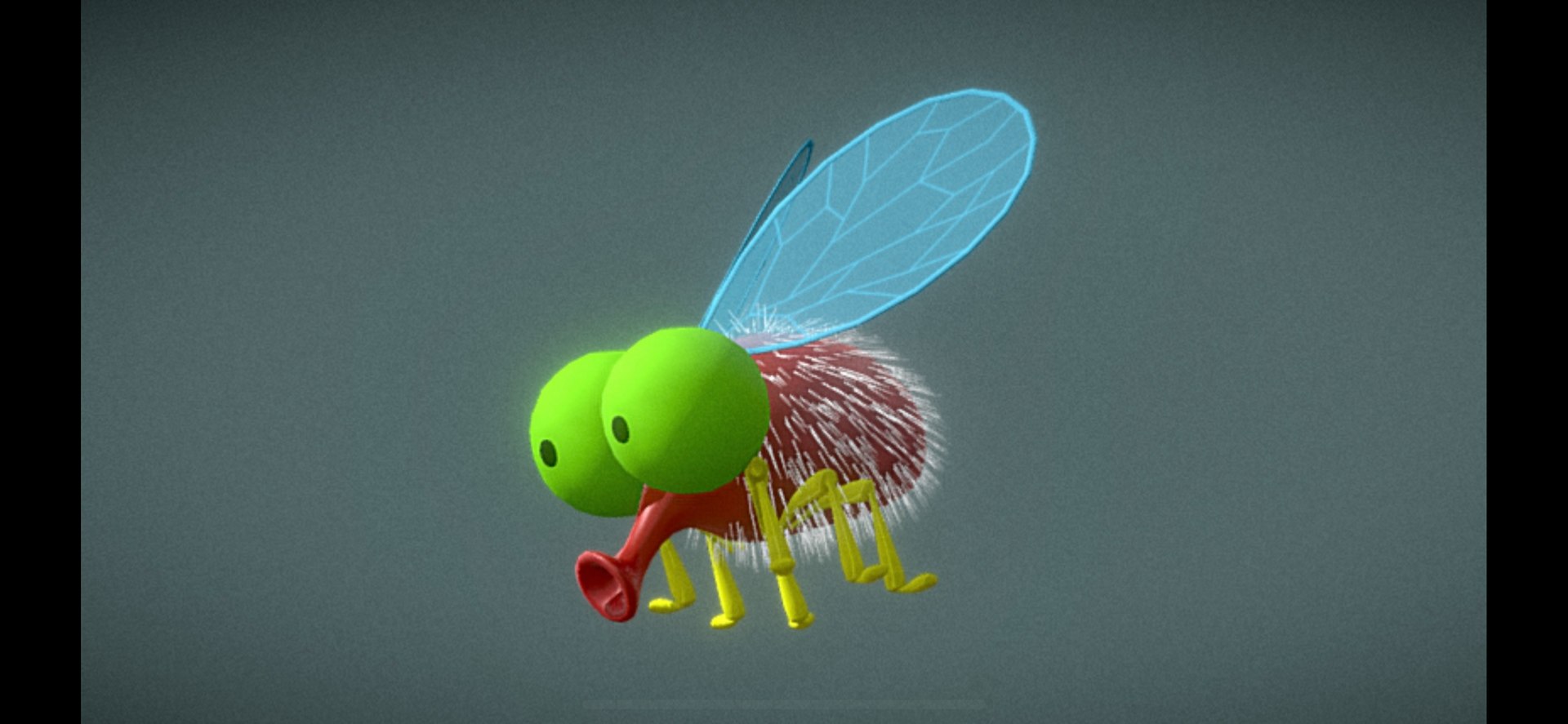 3D Cute Fly Rigged - TurboSquid 2274071