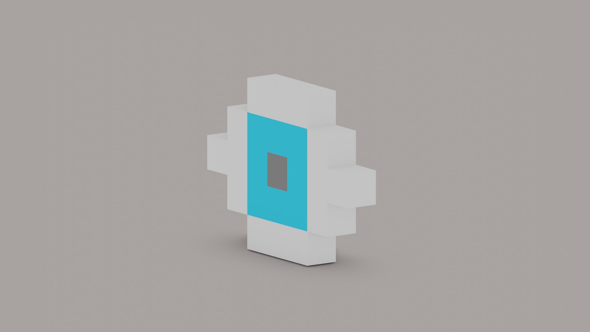 3D Eye Icon 8 Bit Low Poly - TurboSquid 1945364