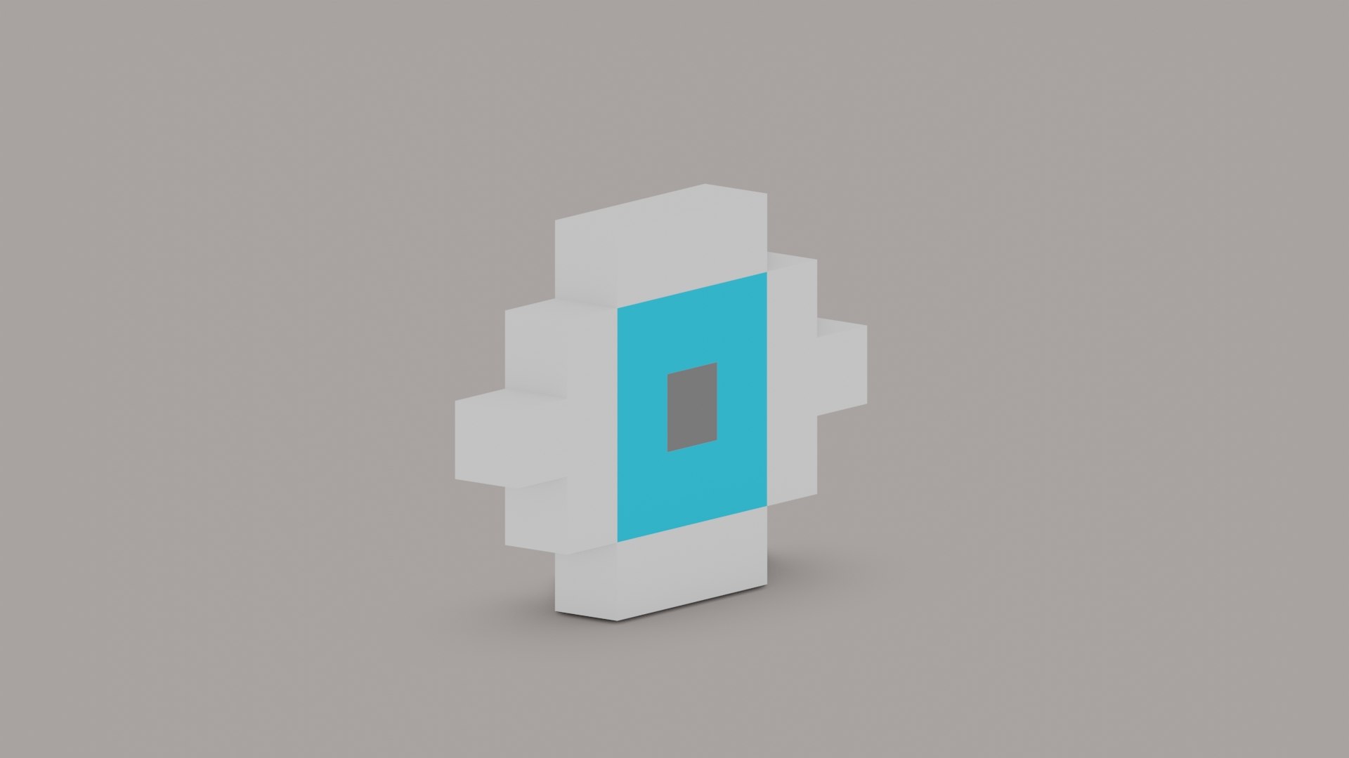 3D Eye Icon 8 Bit Low Poly - TurboSquid 1945364