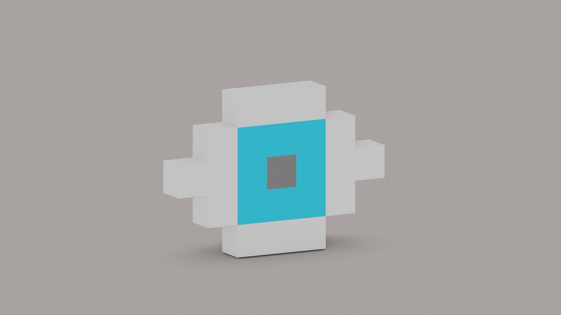 3D Eye Icon 8 Bit Low Poly - TurboSquid 1945364