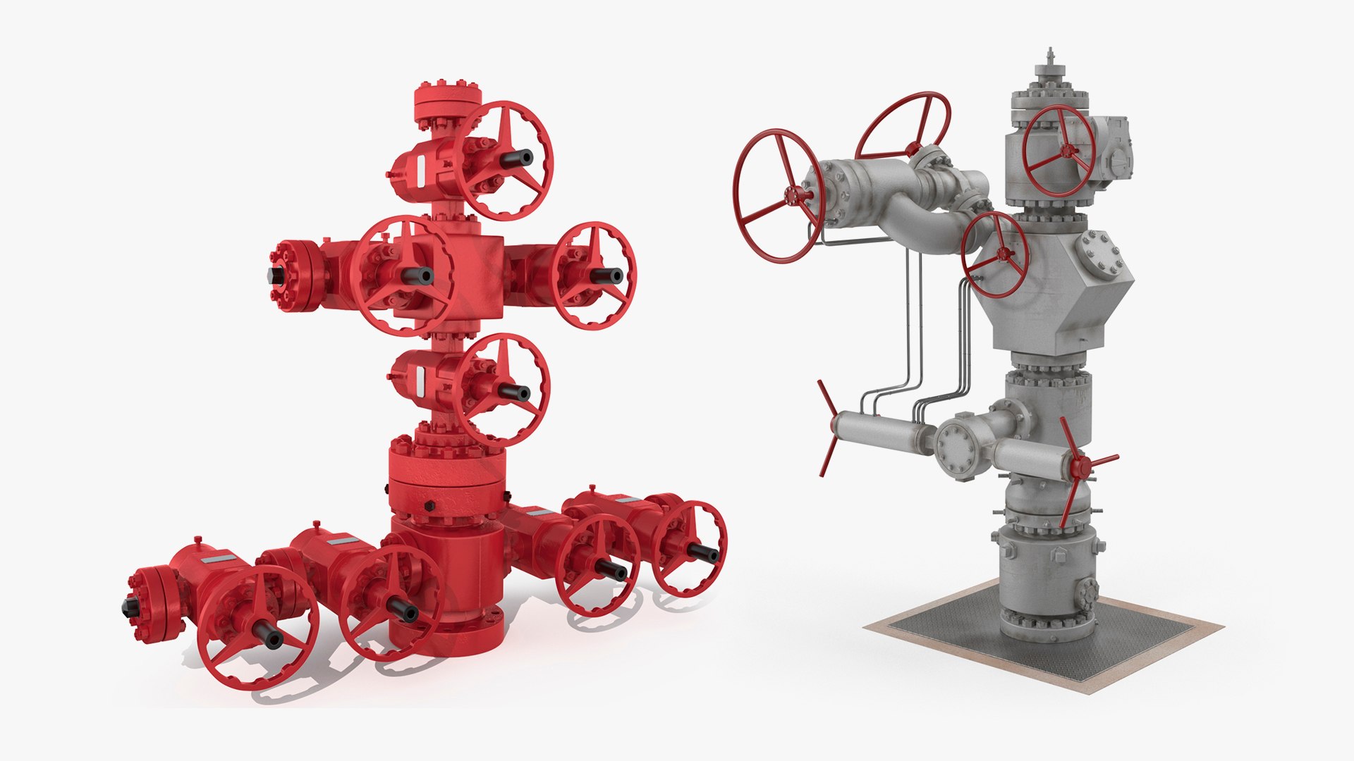 3D Oil Wellheads Collection Model - TurboSquid 2172278