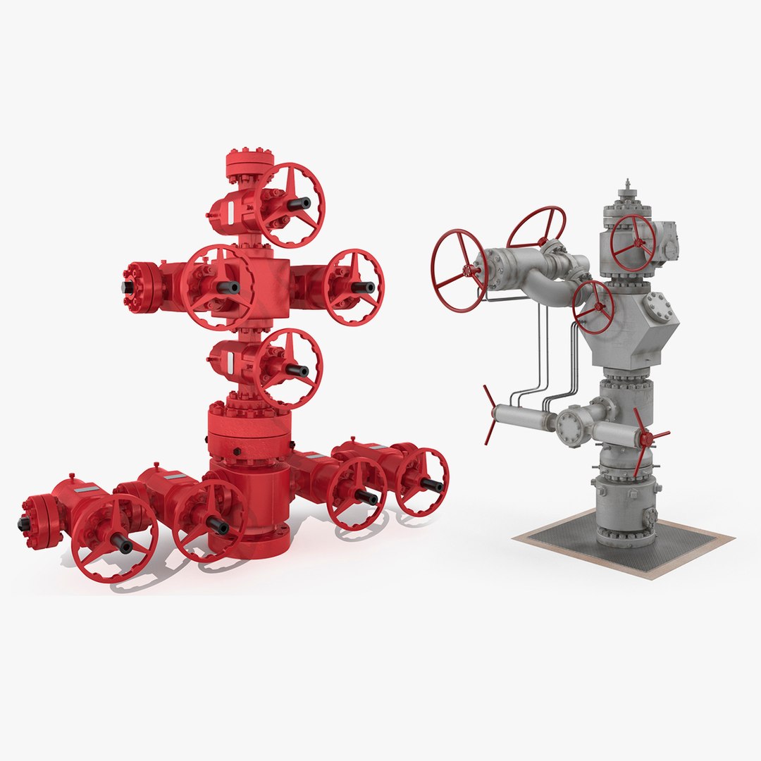 3D Oil Wellheads Collection Model - TurboSquid 2172278