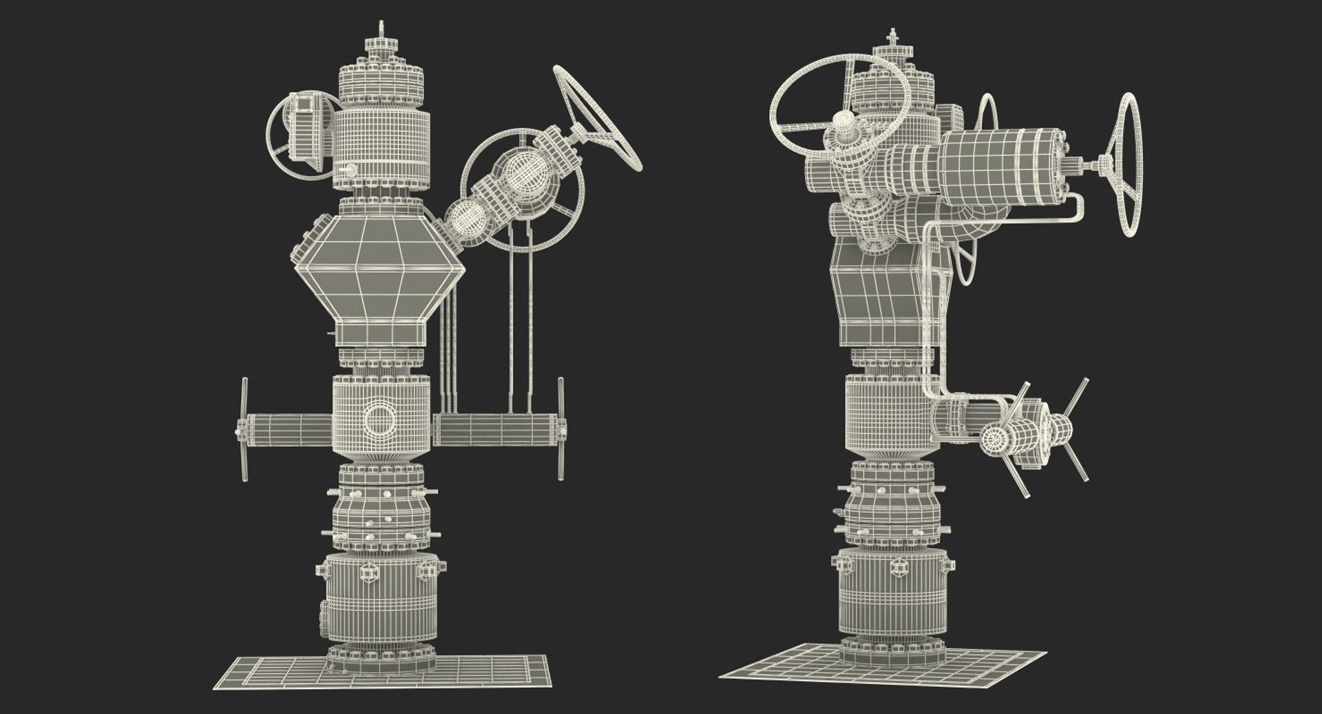 3D Oil Wellheads Collection Model - TurboSquid 2172278