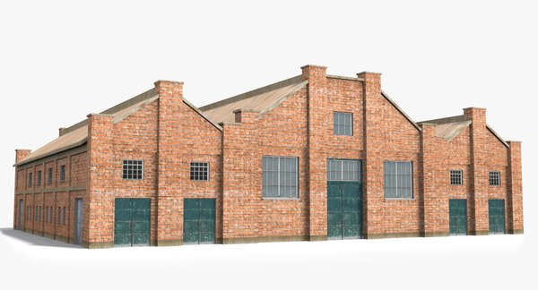 3D ready warehouse factory - TurboSquid 1548266