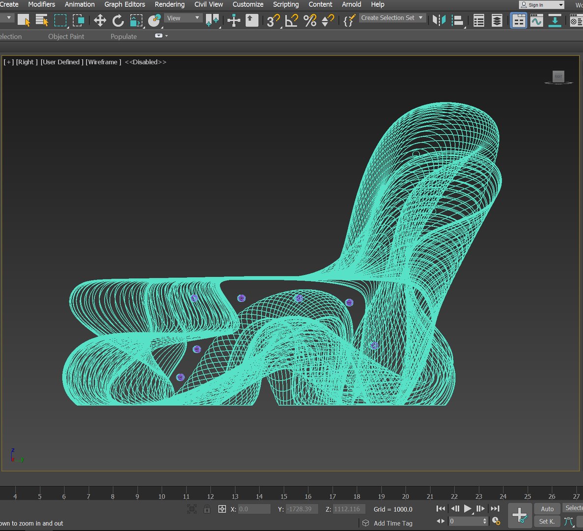 3D Waiting Bench Wood Wave - TurboSquid 1225400