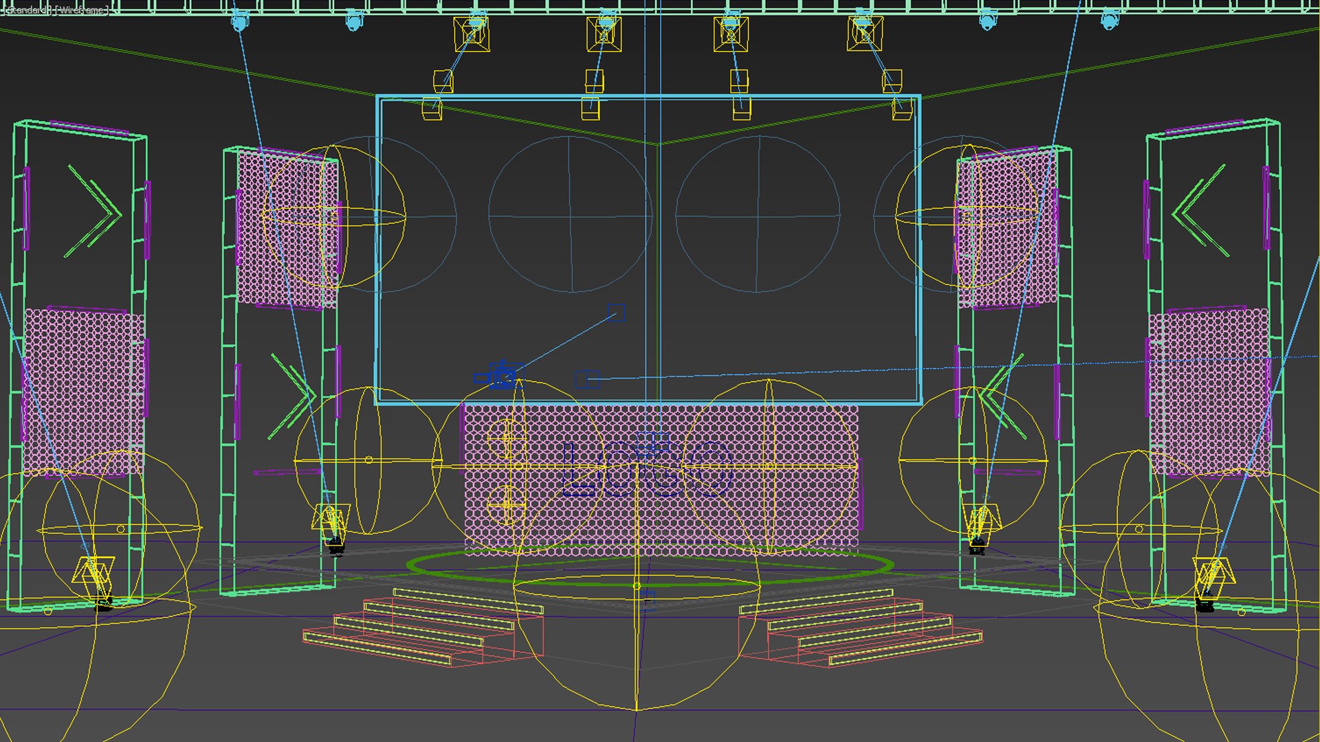 3D Virtual Platform Set Model - TurboSquid 1804886