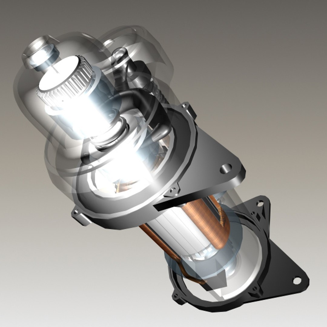 3d model car starter