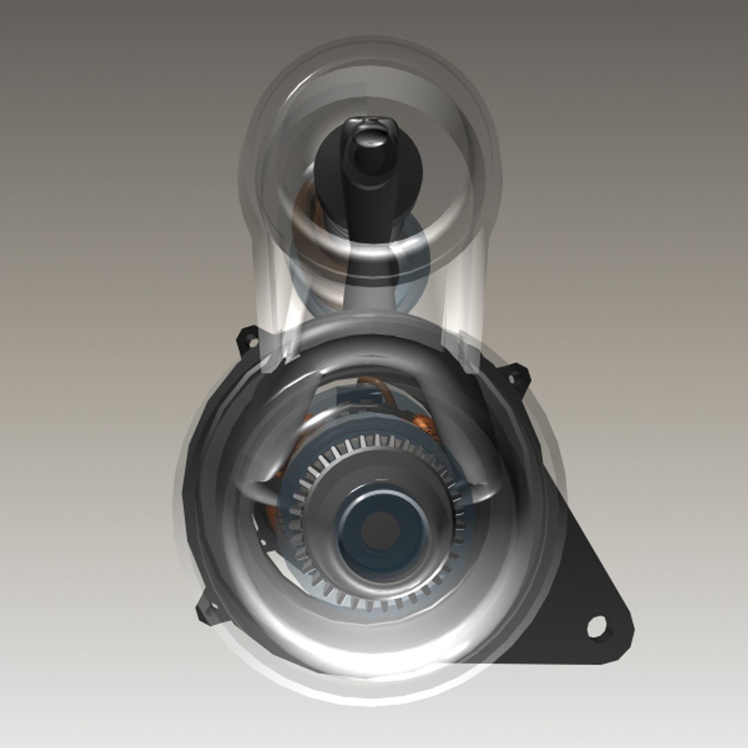 3d model car starter
