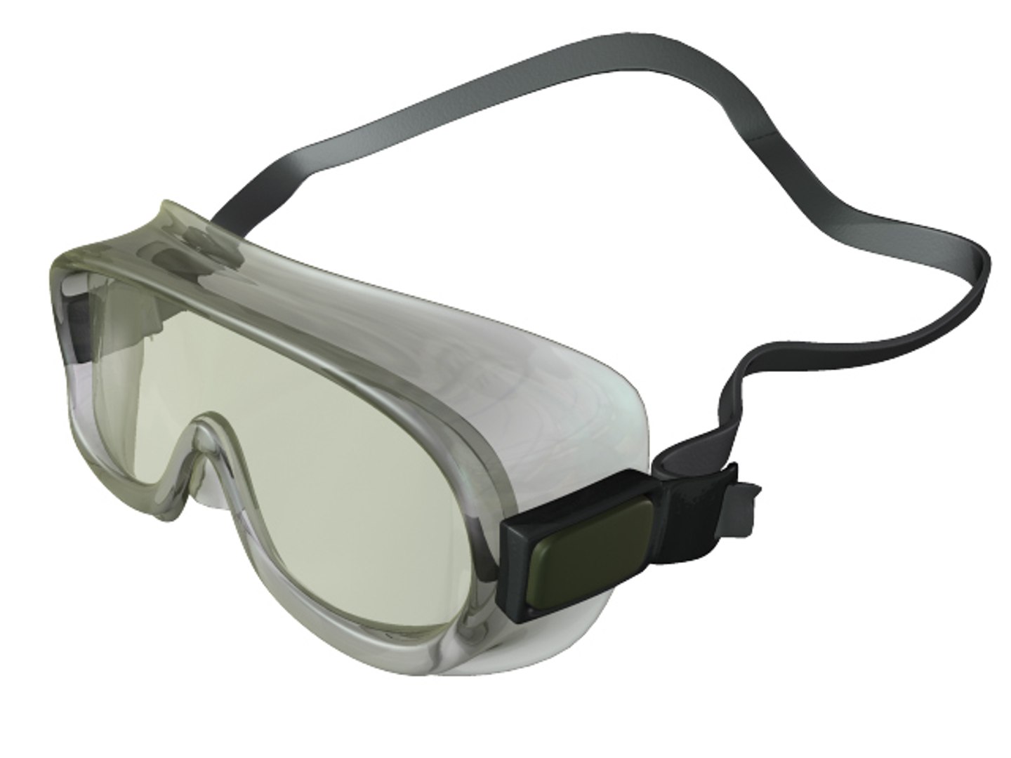 3d Model Plastic Safety Goggles