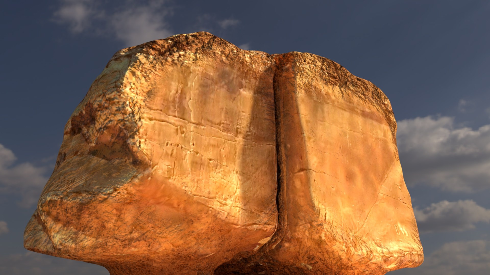 3D Al Naslaa Rock Formation Model - TurboSquid 2115549