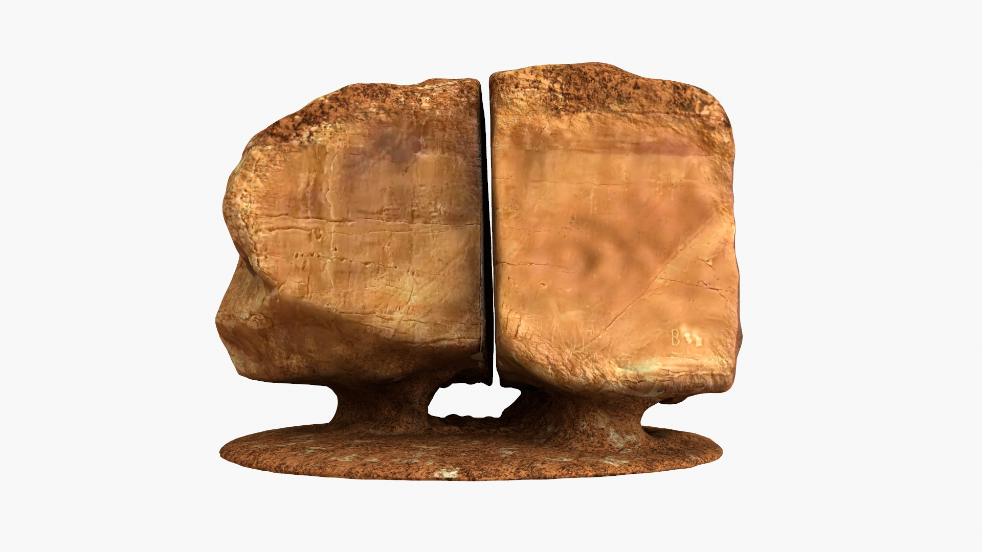 3D Al Naslaa Rock Formation Model - TurboSquid 2115549