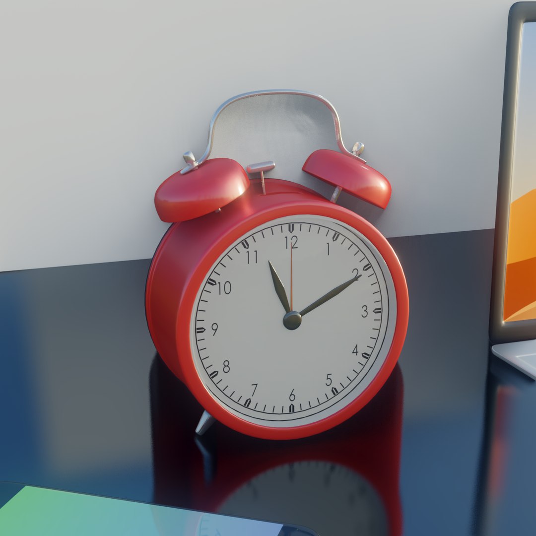 Waker Clock 3D Model - TurboSquid 1472948