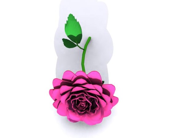 3d model flower
