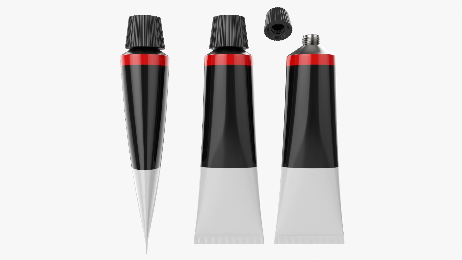 Paint Tin Tube 01 3D - TurboSquid 1716579