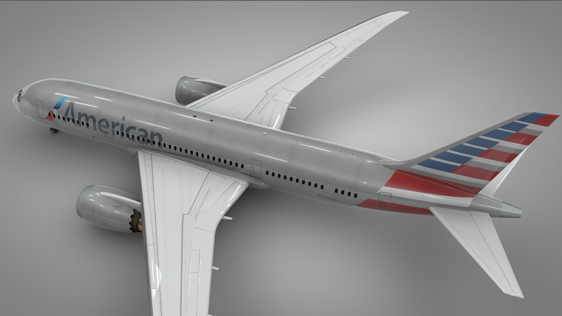 3D Boeing 787 Dreamliner American Airlines - TurboSquid 1610961