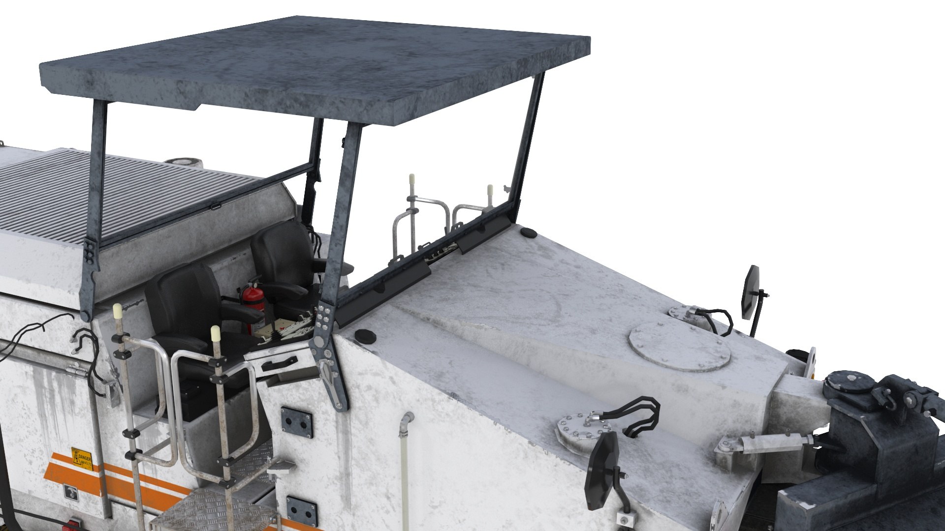 Cold Milling Machine Rigged 3D - TurboSquid 2302498