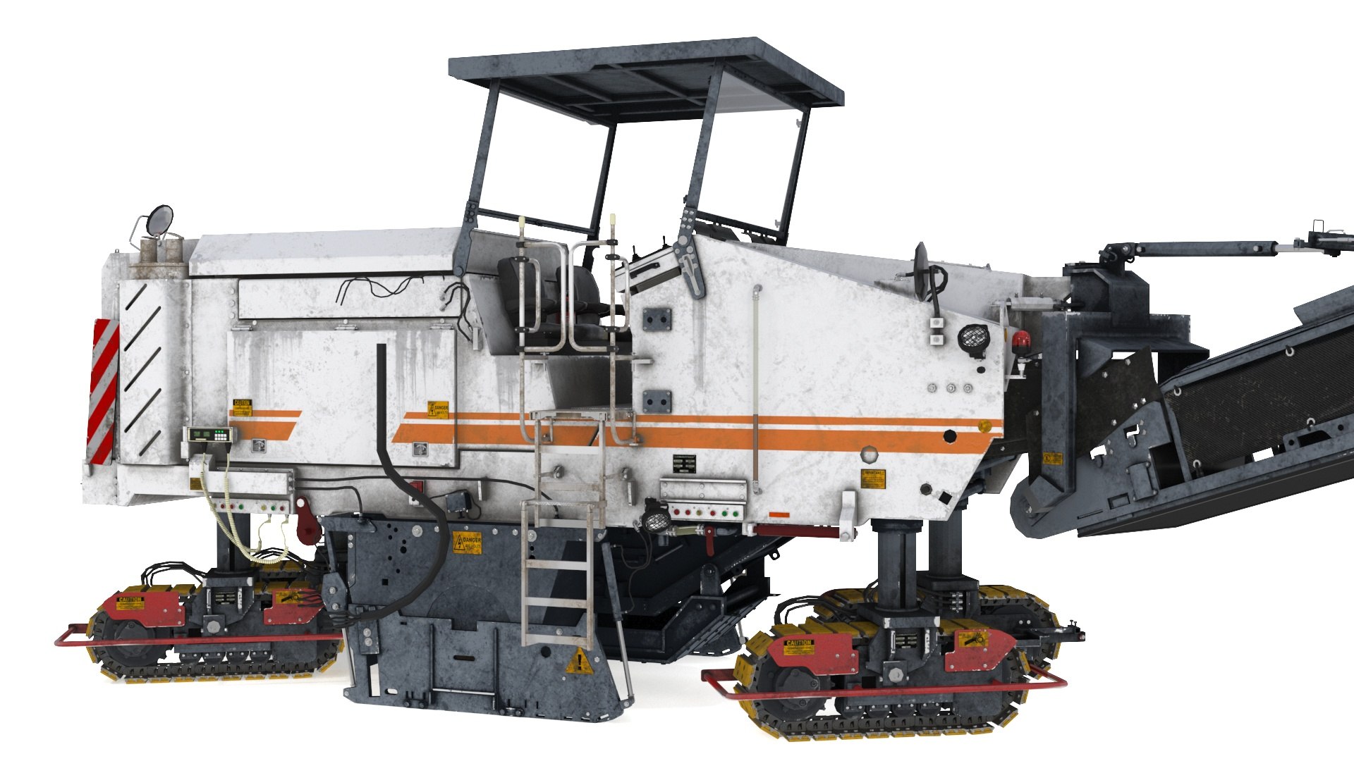 Cold Milling Machine Rigged 3D - TurboSquid 2302498