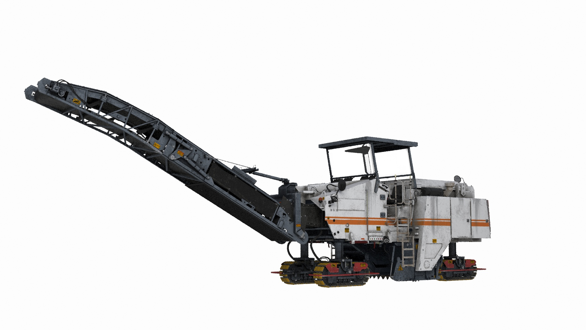 Cold Milling Machine Rigged 3D - TurboSquid 2302498