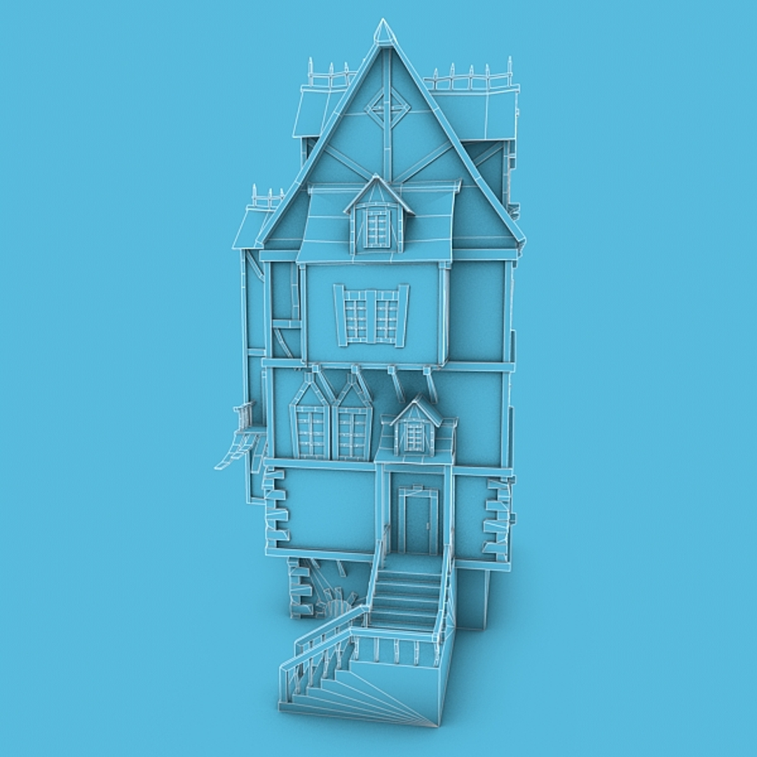 Medieval Tavern Buildings Obj