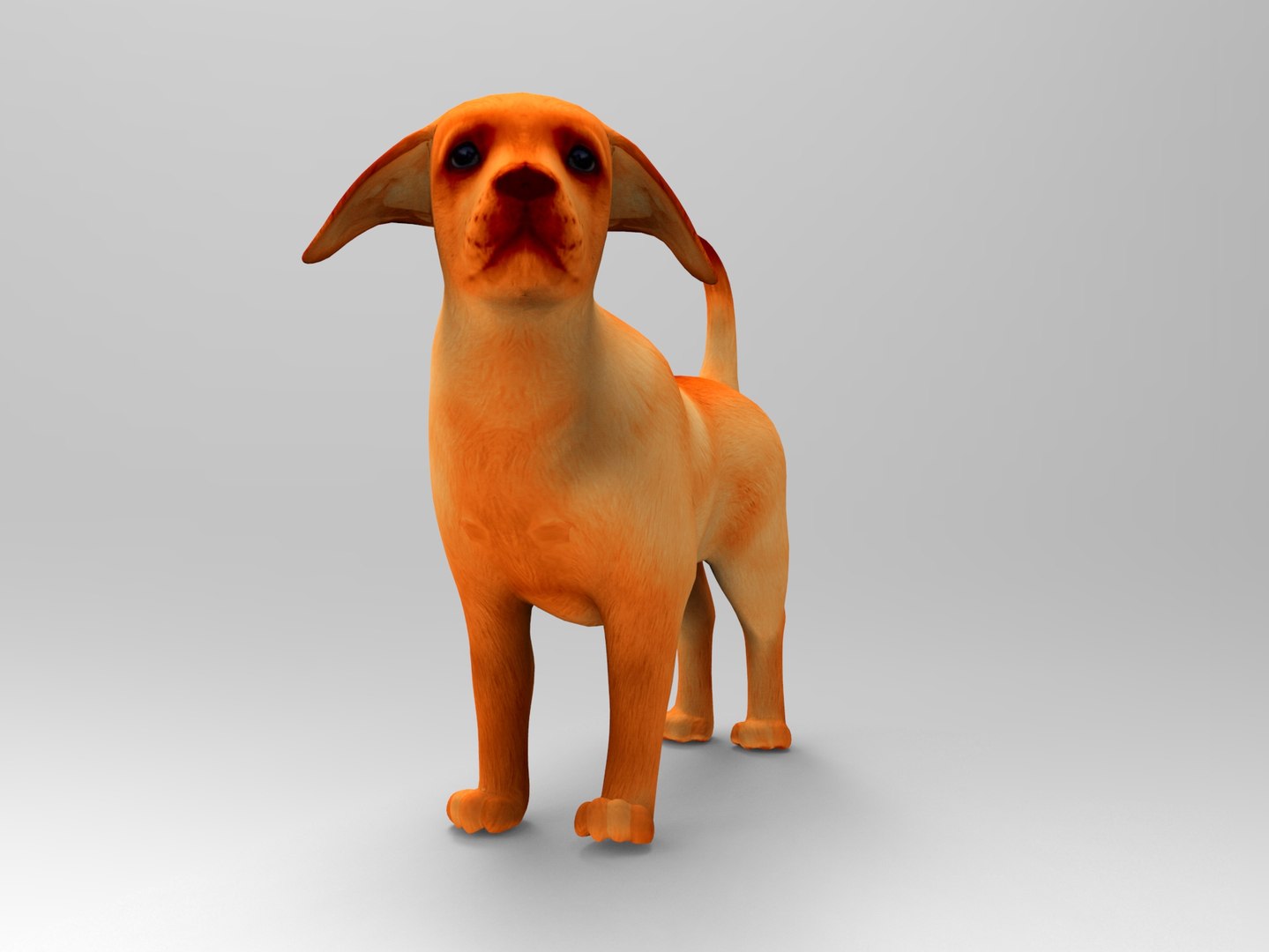 Dog Rigged 3d 3ds