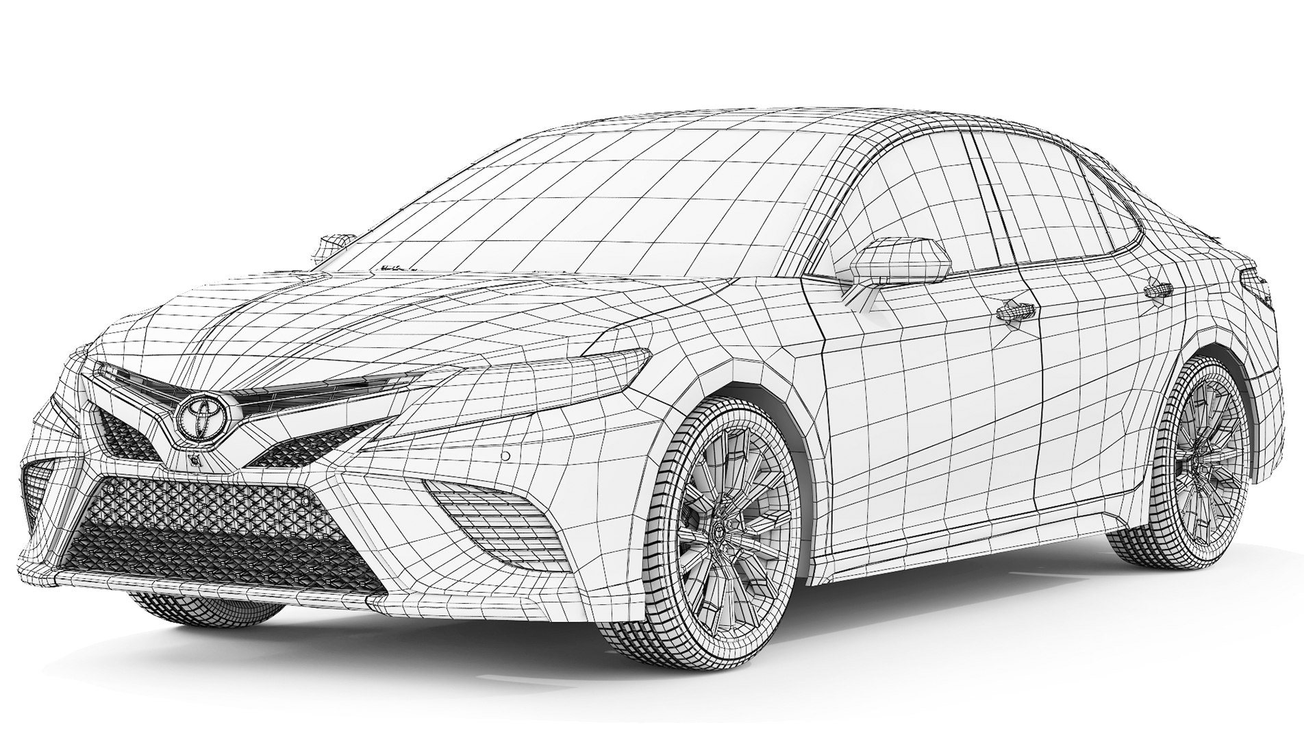 Toyota Camry XSE 2018 3D Model - TurboSquid 2147011