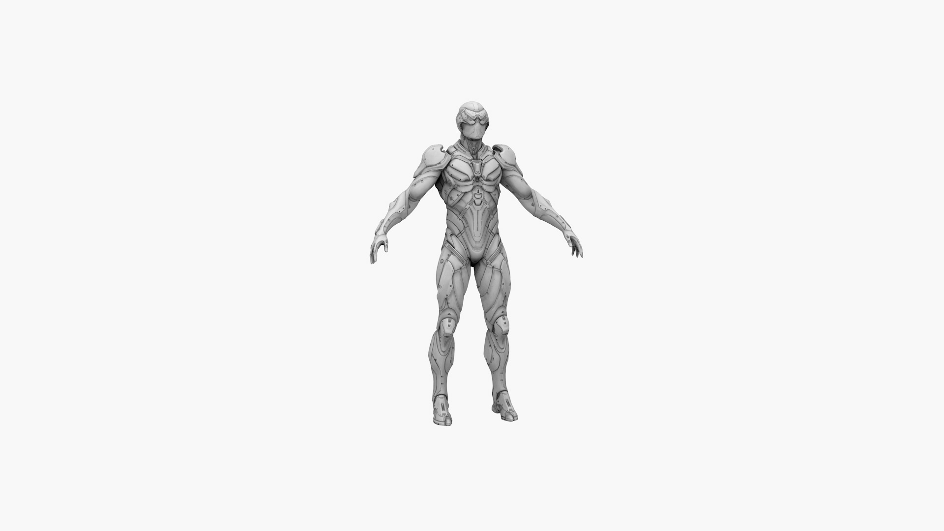 Ghost Cyborg Model - TurboSquid 2081977