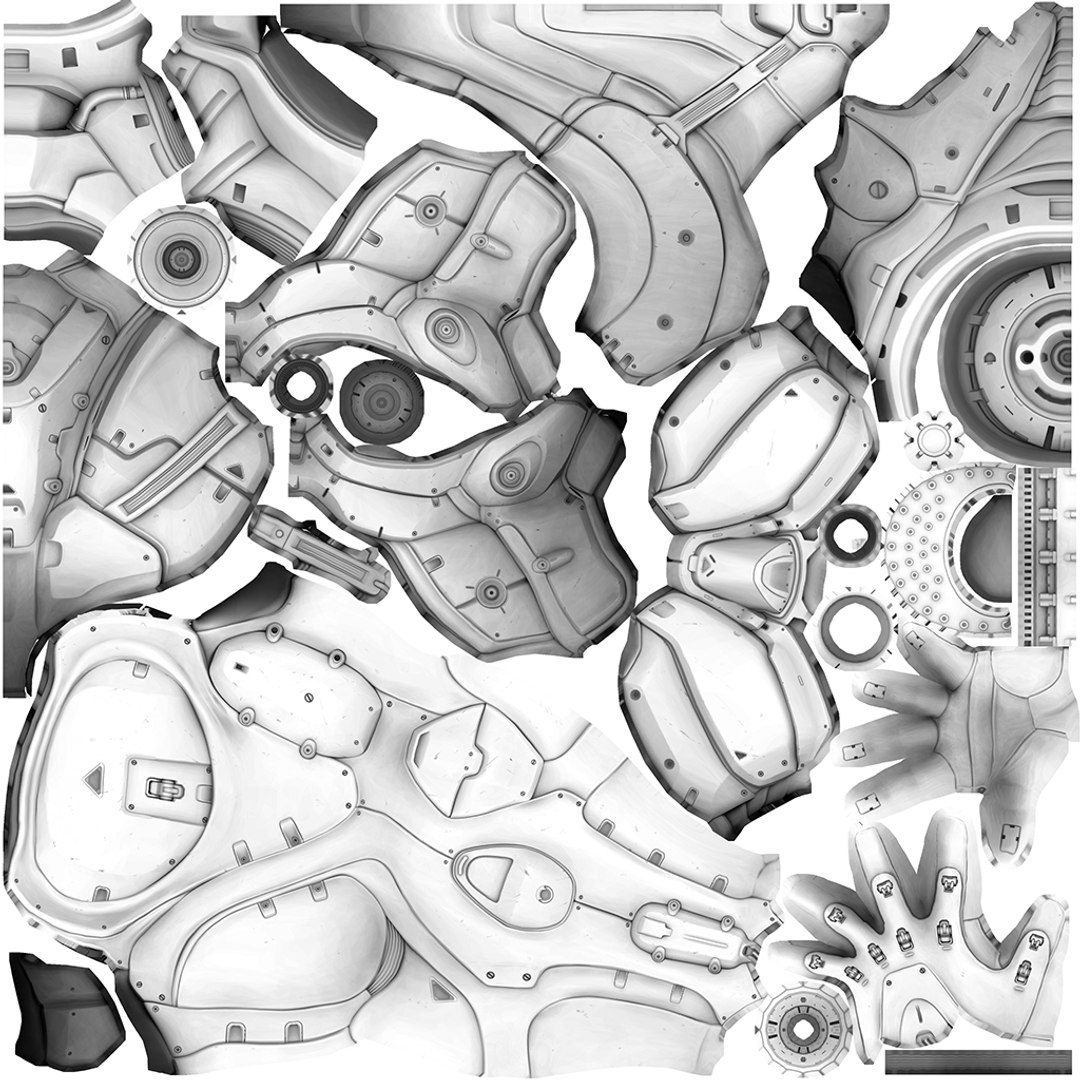 Ghost Cyborg Model - TurboSquid 2081977