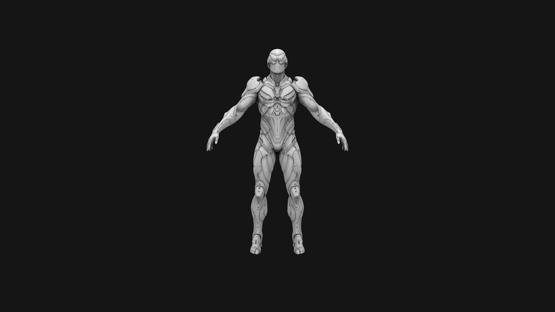 Ghost Cyborg Model - TurboSquid 2081977