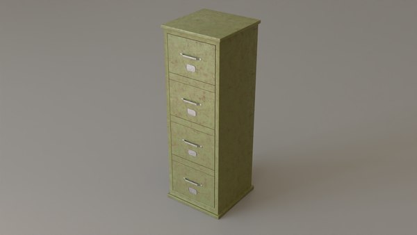 File Cabinet L From File Cabinet Asset 3D model - TurboSquid 2035015