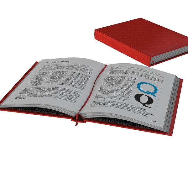 3D open book model - TurboSquid 1411362