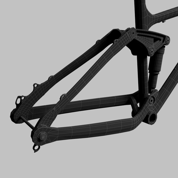 3d model mountain bike frame