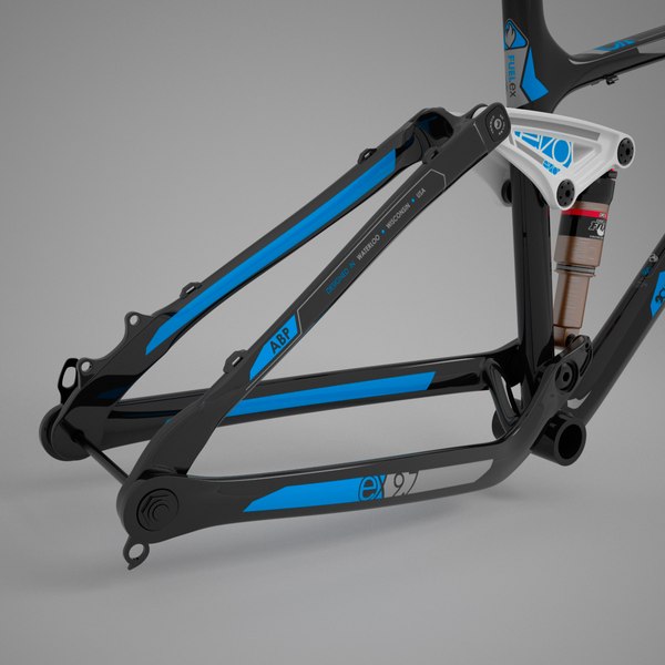 3d model mountain bike frame