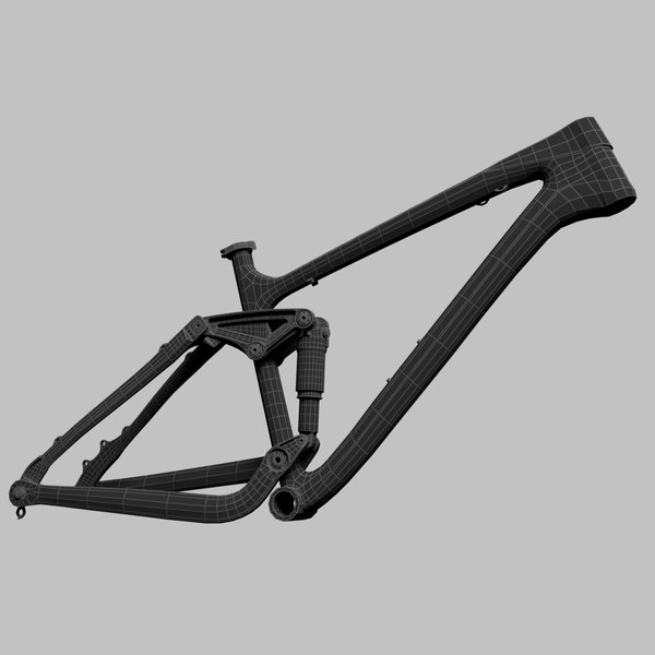 3d model mountain bike frame