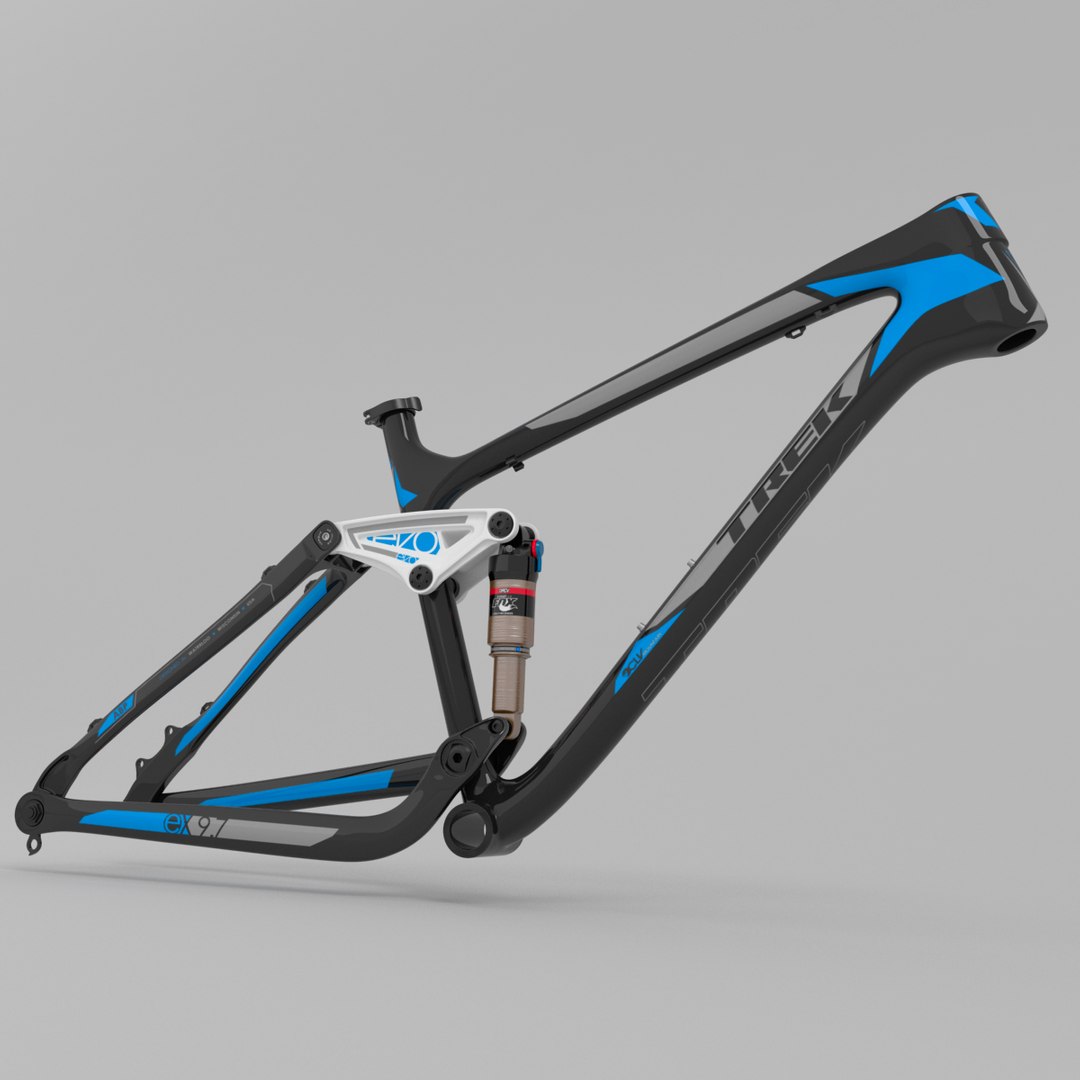 3d model mountain bike frame
