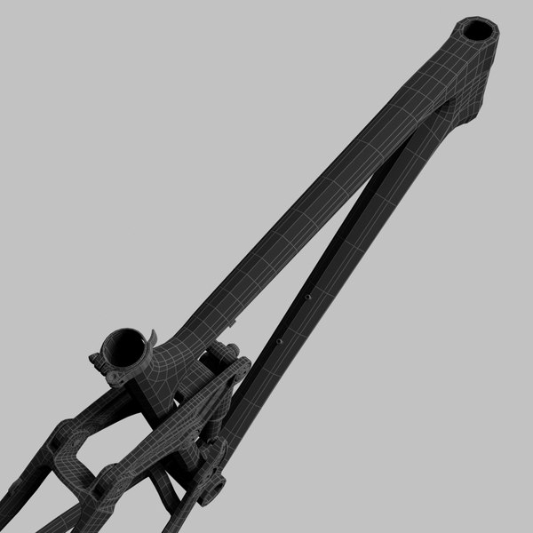 3d model mountain bike frame