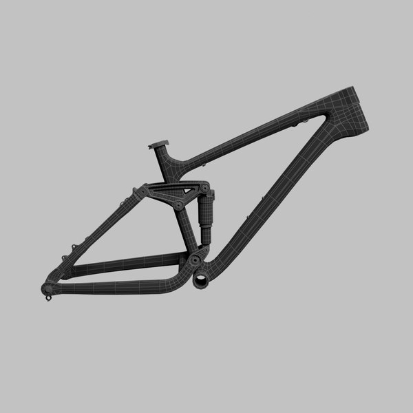 3d model mountain bike frame