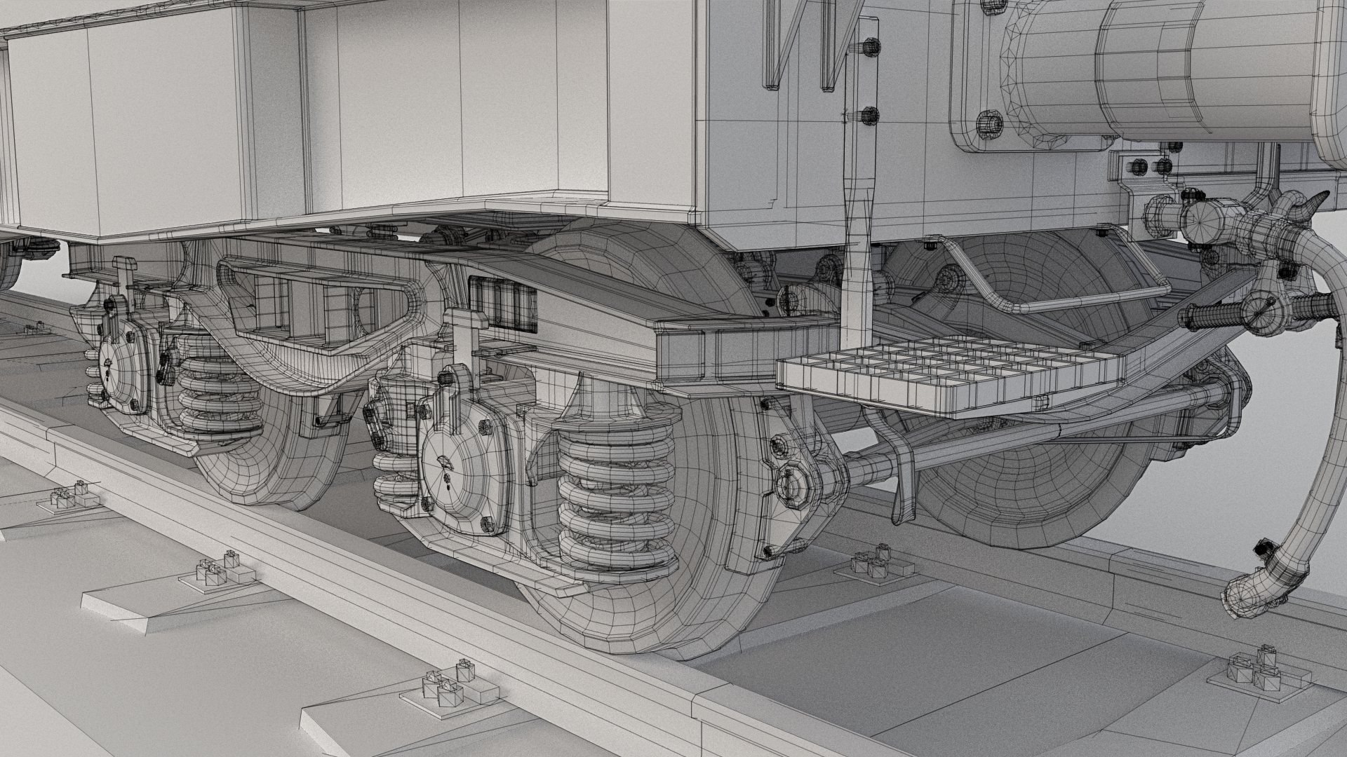 3D Container Train Simms - TurboSquid 1524106