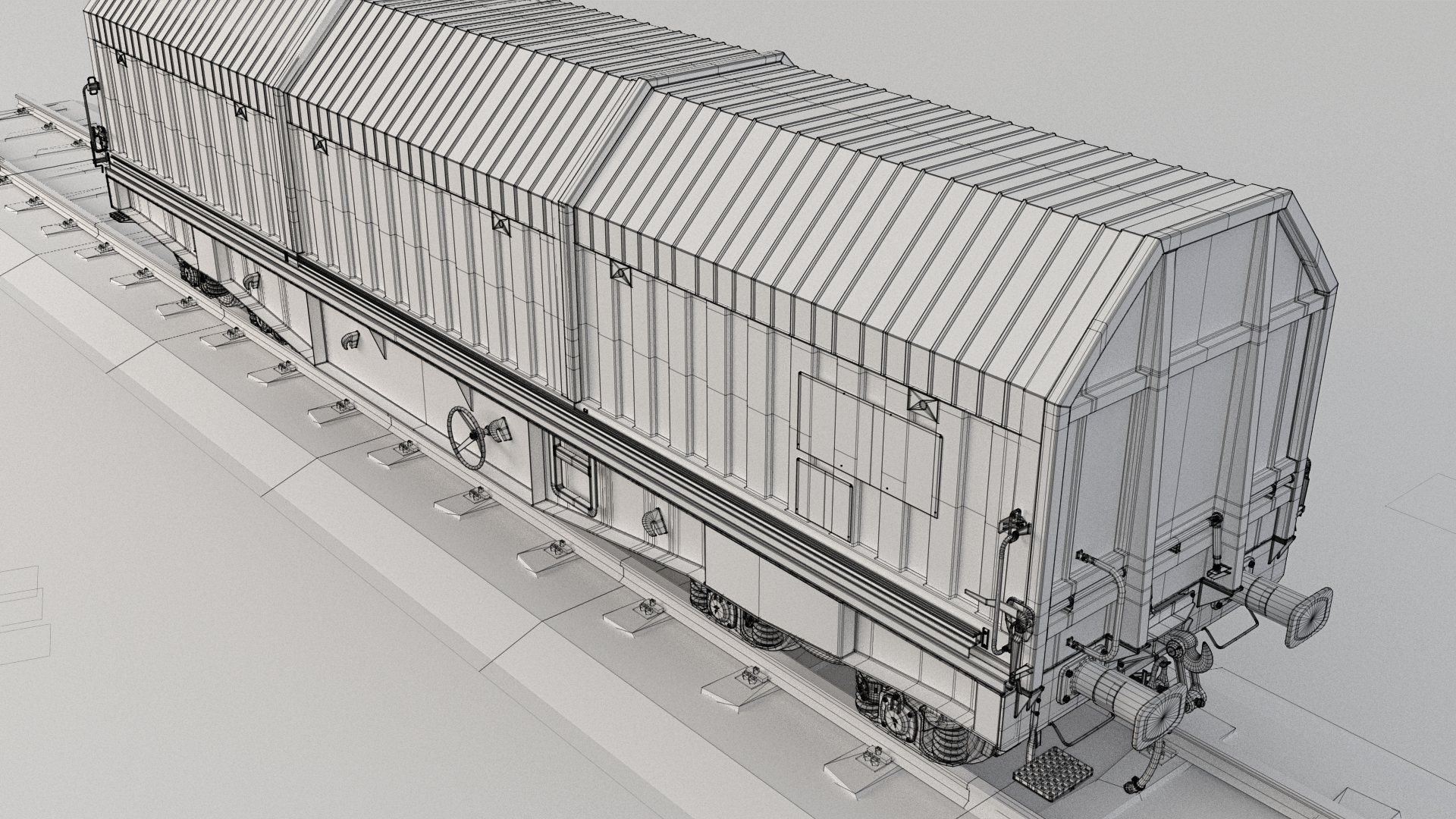 3D Container Train Simms - TurboSquid 1524106