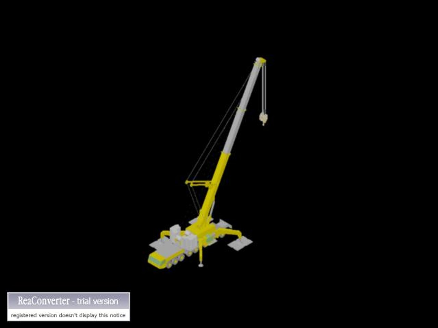 Mobile Crane Demag Ac500 3d Model
